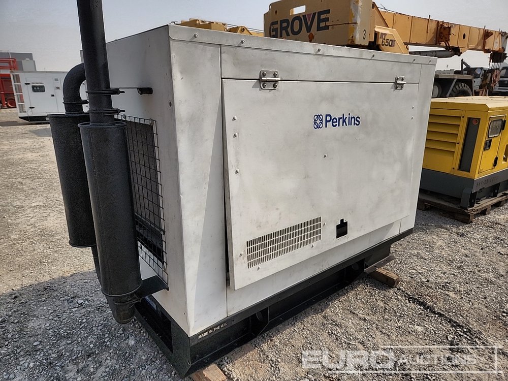 2014 Linz Electric Skid Mounted Generator c/w Perkins 3 Cylinder Diesel ...