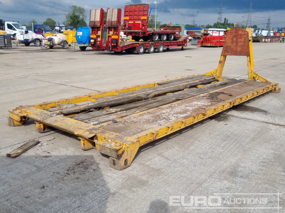 RORO Flatbed to suit Hook Loader Lorry | Leeds | Euro Auctions