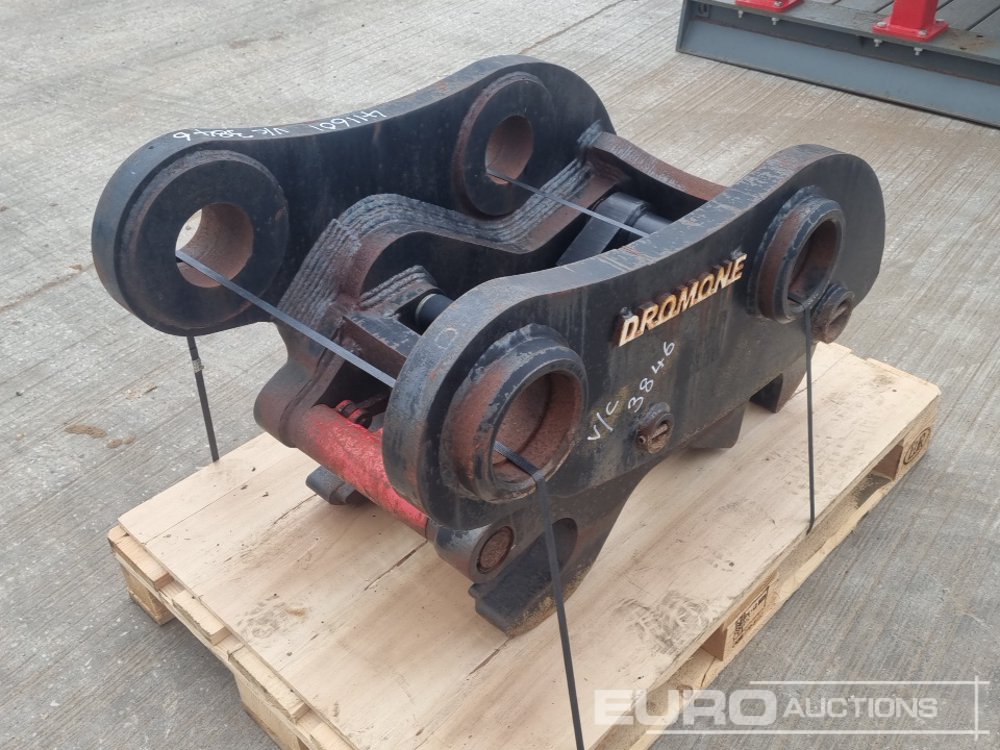 Dromone Hydraulic Double Lock QH 110mm Pin to suit 50 Ton Excavator ...