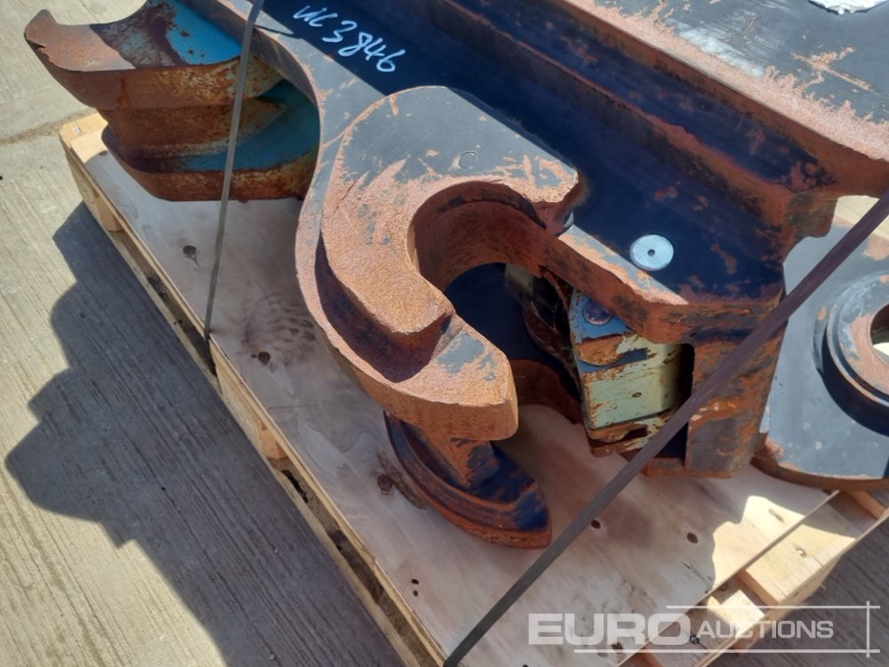Geith Hydraulic Double Lock QH 100mm Pin to suit 40 Ton Excavator ...